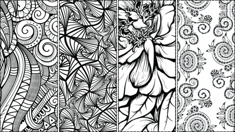 Free Printable Bookmarks to Color for Kids - Meredith Plays