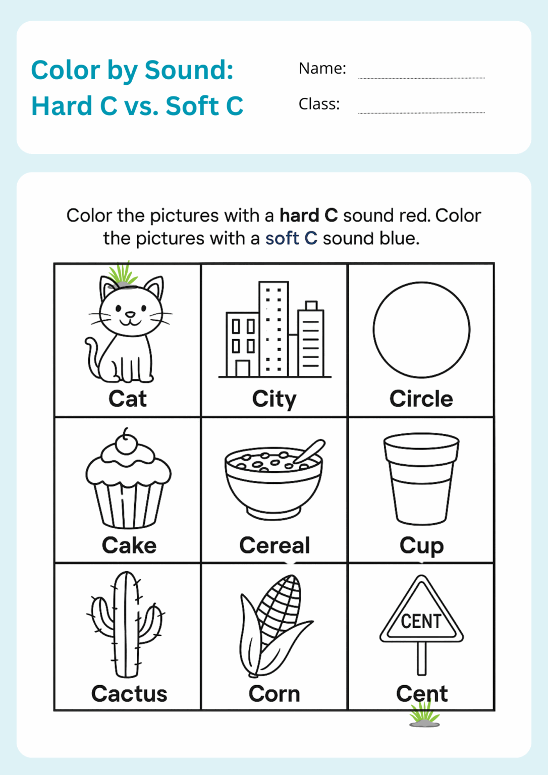 Learning All About Hard C Words - Meredith Plays