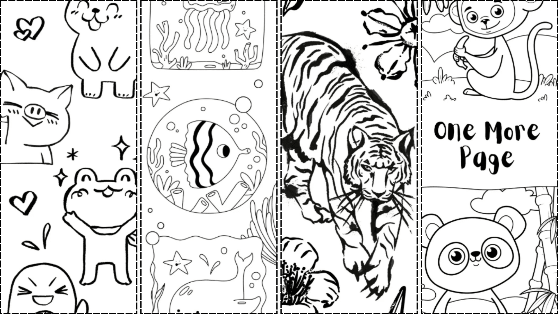 Free Printable Bookmarks to Color for Kids - Meredith Plays