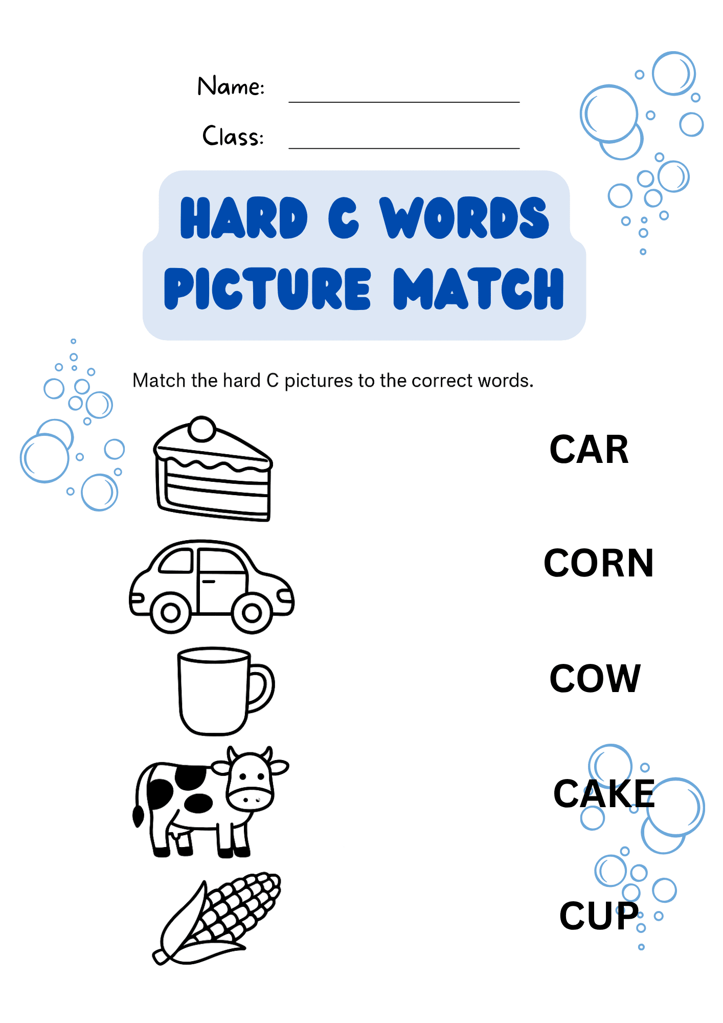 Learning All About Hard C Words - Meredith Plays