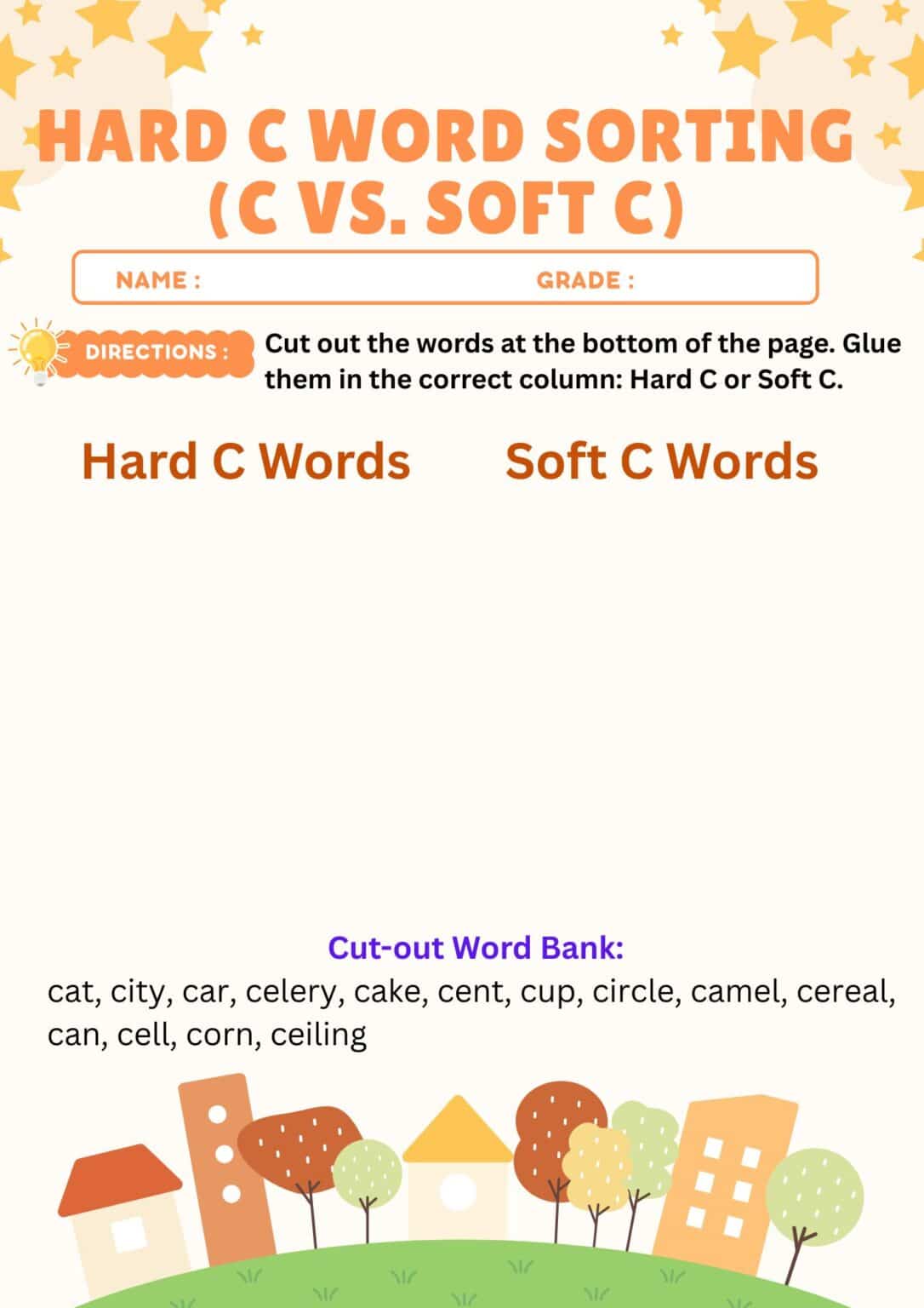 Learning All About Hard C Words - Meredith Plays