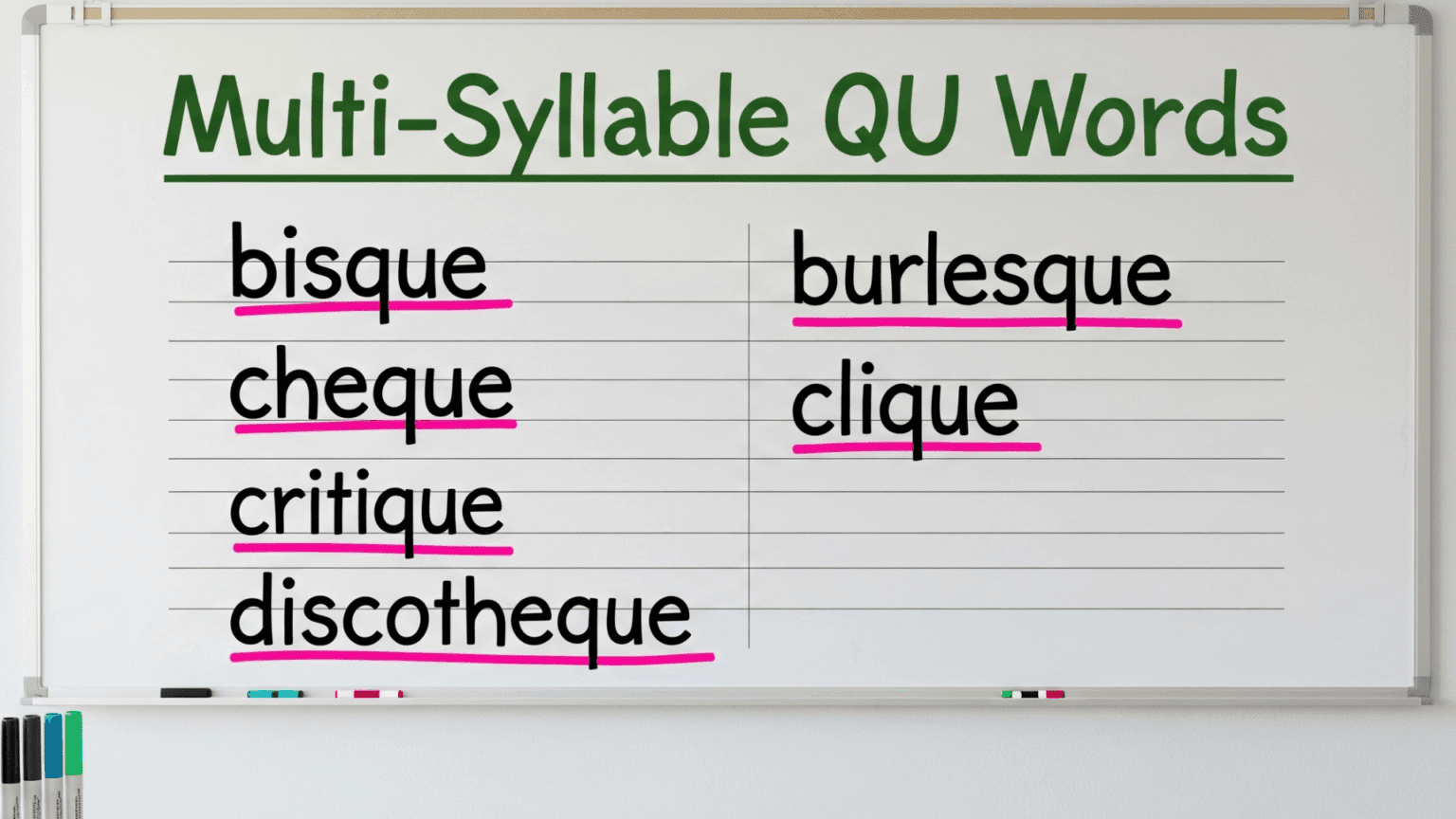 321 QU Words That Will Boost Reading Skills - Meredith Plays