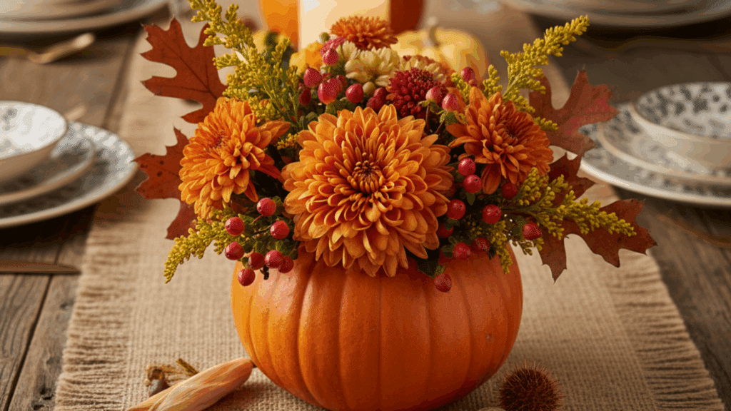 23 Easy DIY Thanksgiving Centerpieces Ideas for this Year - Meredith Plays