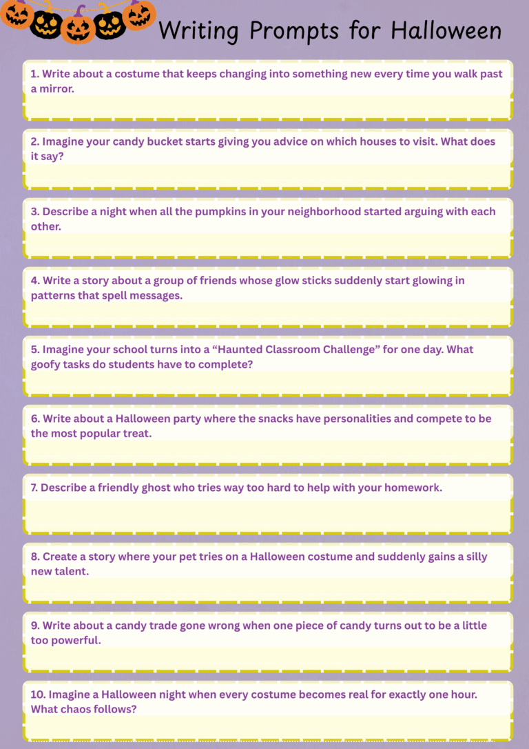 100 + Writing Prompts for Middle School (Free Printable PDF) - Meredith ...