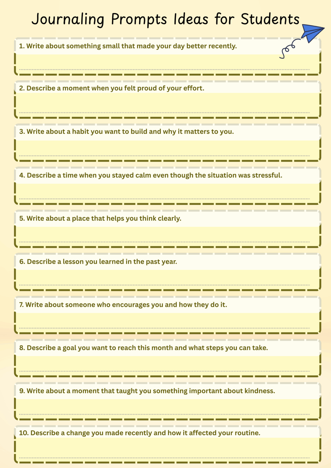 100 + Writing Prompts for Middle School (Free Printable PDF) - Meredith ...