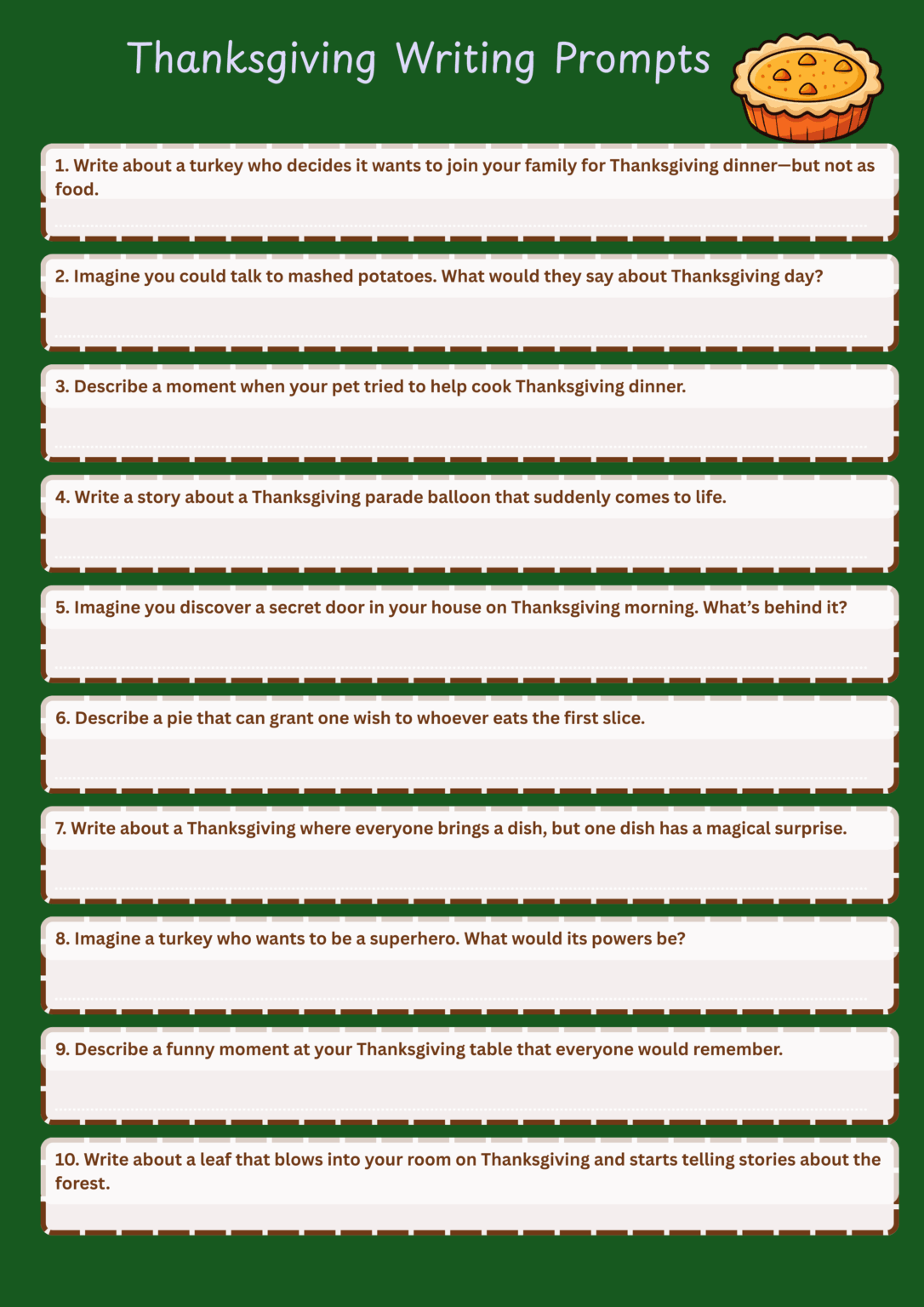 100 + Writing Prompts for Middle School (Free Printable PDF) - Meredith ...