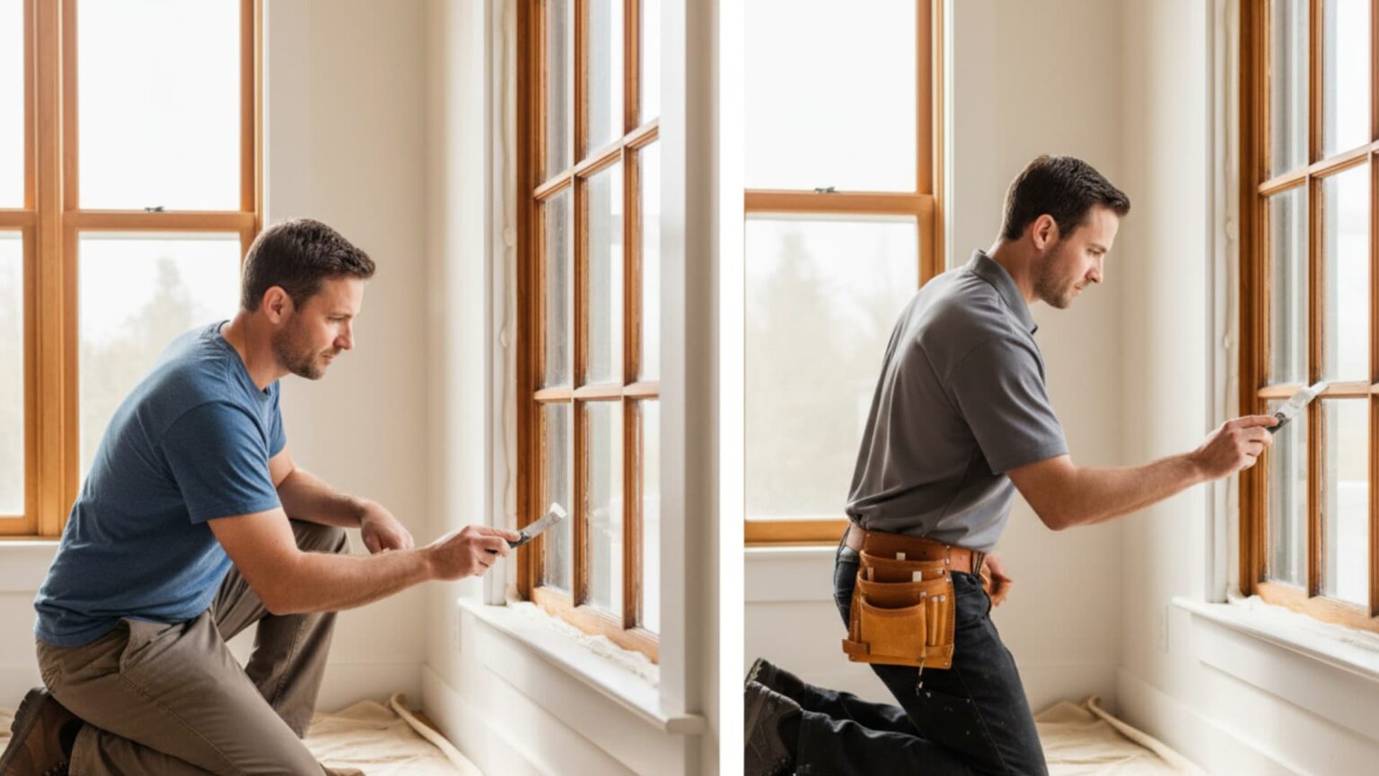 How to Glaze a Window the Right Way - Meredith Plays